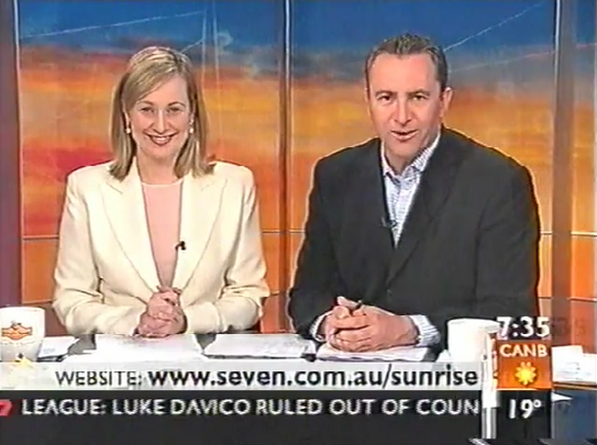 Sunrise December 2002-August 2004 - Seven - Media Spy
